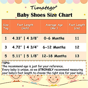 Timatego Newborn Baby Boys Girls Booties Stay On Socks Non Skid Soft Sole Infant Toddler Warm Winter House Slipper Crib Shoes 0-18 Months, 0-6 Months Infant, 17 Black