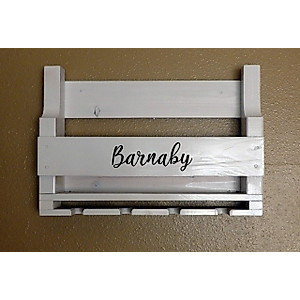 Rustic Personalized Wine Rack