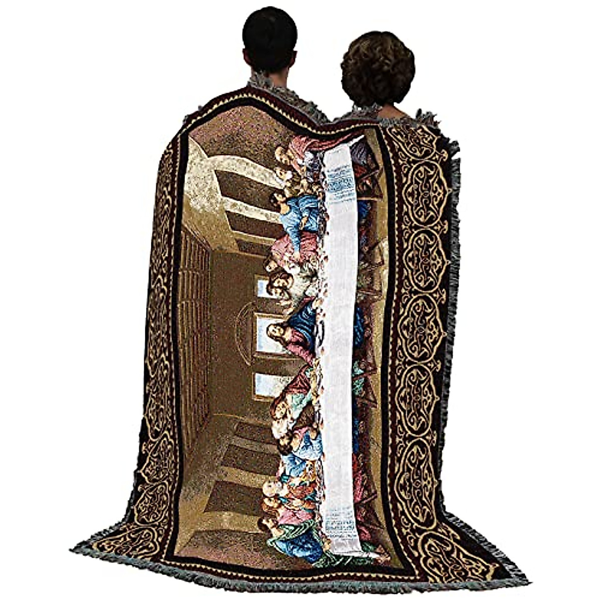 Pure Country Weavers The Last Supper Blanket by Leonardo da Vinci - Religious Gift Tapestry Throw Woven from Cotton - Made in The USA (72x54)