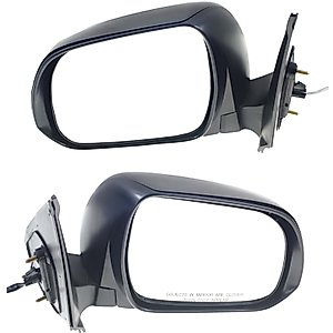 Kool Vue Driver & Passenger Side Power Mirrors for Toyota Tacoma 2012-2015 With Signal Light Paintable