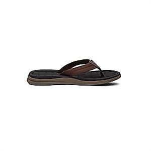 Volcom Men's V.CO Draft Flip-Flop Sandal, Brown, 12