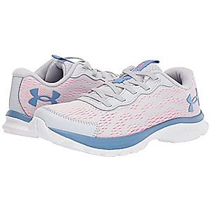 Under Armour Girls Pre School Bandit 7 Running Shoe, Halo Gray (101)/White, 1