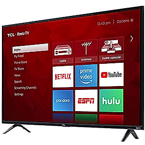 TCL 55S423 55" Class (54.6" Diag) 4K UHD Roku LED LCD
