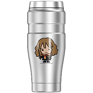 THERMOS Harry Potter Cute Chibi Hermione, STAINLESS KING Stainless Steel Travel Tumbler, Vacuum insulated & Double Wall, 16oz