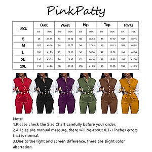 Women 2 Piece Outfits Split Joint Buckle Jackets Set Fall Long Sleeve Sweatsuits Set