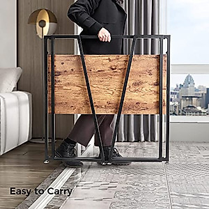 EUREKA ERGONOMIC Modern Folding Computer Desk Teen Student Dorm Study Desks 33-inch Teak Wood Fold up Desk, Easy to be Folded or Unfolded for Writing, Laptop Working and Crafting, Fits Home Office