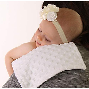 Snuggle Stuffs Baby 5 Pack Minky Dot Burp Cloths - Girls