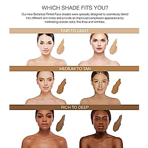 Australian Gold Botanical Sunscreen Tinted Face BB Cream SPF 50, 3 Ounce | Fair-Light | Broad Spectrum | Water Resistant | Vegan | Antioxidant Rich