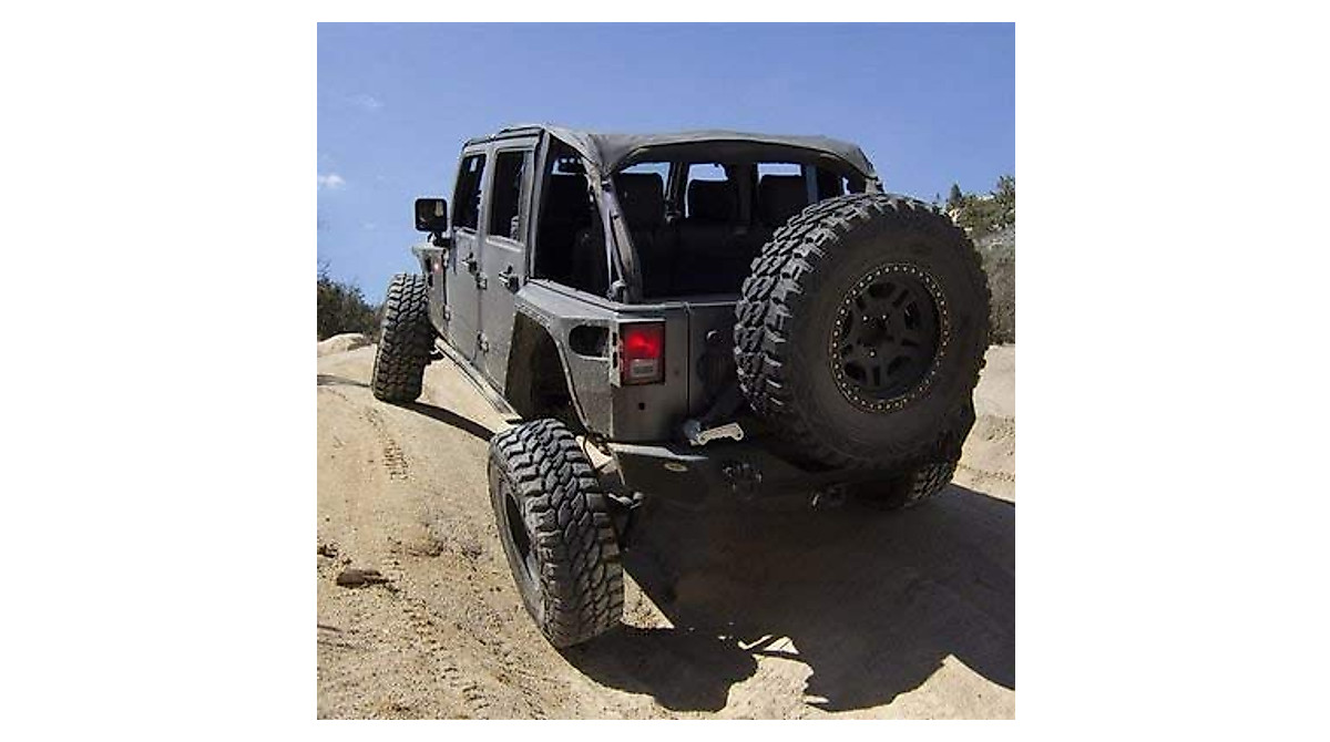Smittybilt XRC Rear Corner Armor for Jeep Wrangler TJ | Heavy-Duty ...