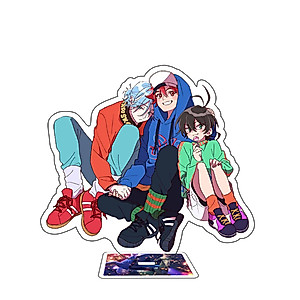 PPONE SK8 The Infinity Standing Figure, Anime Reki Langa Miya Adam Cherry Stand Model Acrylic Pendant (22-09)