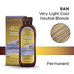 Clairol Professional Permanent Liquicolor for Blonde hair Color, 9AN Very Light Cool Neutral Blonde, 2 oz