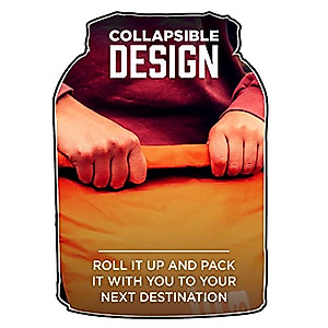 IceMule Classic Small Collapsible Backpack Cooler - 10 Liters, Marine Blue, Waterproof, Hands Free, 24+ Hours Cooling, Soft Sided Cooler for Hiking, Camping, Fishing & Picnics