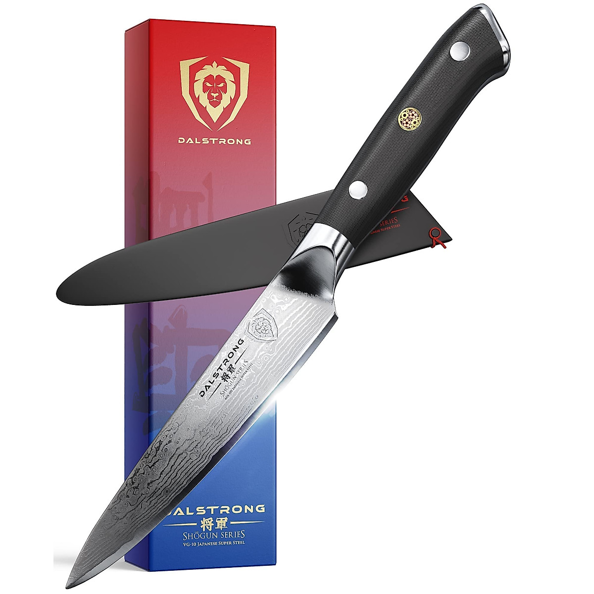 Dalstrong Shogun Series 8" Chef Knife Bundled with 6" Utility Knife & 3.5" Paring Knife