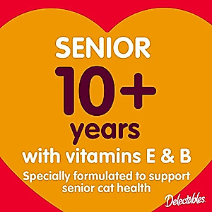 Hartz Delectables Chowder Lickable Wet Cat Treats for Senior Cats, Tuna & Whitefish, 1.4 Ounce (Pack of 12)(Packaging May Vary )