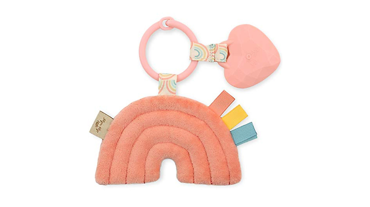 Itzy Ritzy Itzy Pal Toy & Teether - Rainbow Delight