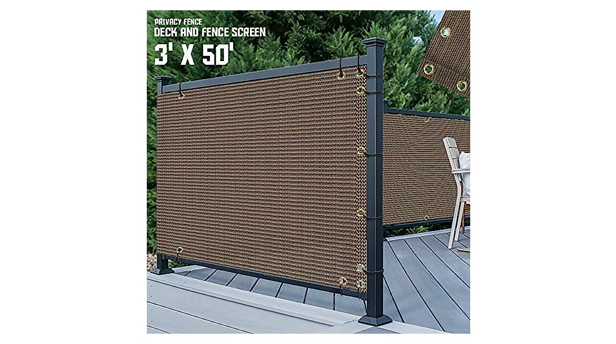 TANG 3' x 50' Privacy Screen - Durable Outdoor Fencing