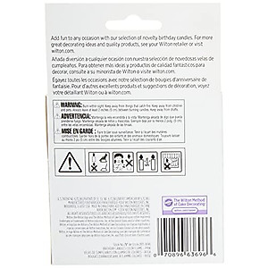 Wilton Flame Pink Candles, 12 Count