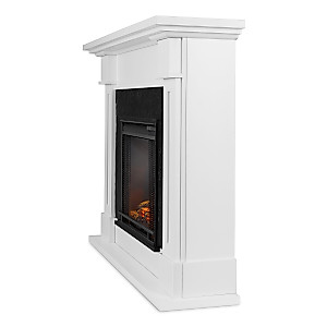 Real Flame 6030E-W 6030E Kipling Electric Fireplace, Medium, White