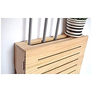 XICHENGSHIDAI Solid Wood Wall-Mounted Router Storage Box Wood Wifi Router Fenches Router Organizer Wall Shelf WIFI S