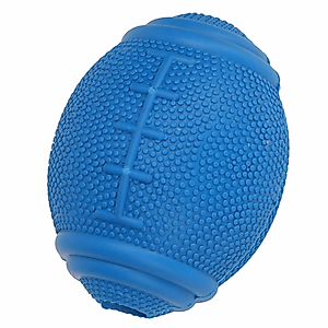 Naroote Pet Chewing Toy Balls Interactive Rubber Teeth Clean Safe High Resilience Bite Resistant Outdoor Dog Rugby Toy