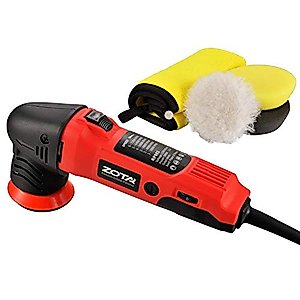 ZOTA Oribtal Polisher, 3 inch Dual Action Polisher with 13.1 feet Cord, Mini Polisher Kit and Polisher for Car Detailing.