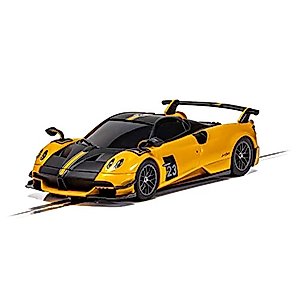 Scalextric Pagani Huayra Roadster 1:32 Slot Race Car C4212, Orange & Black
