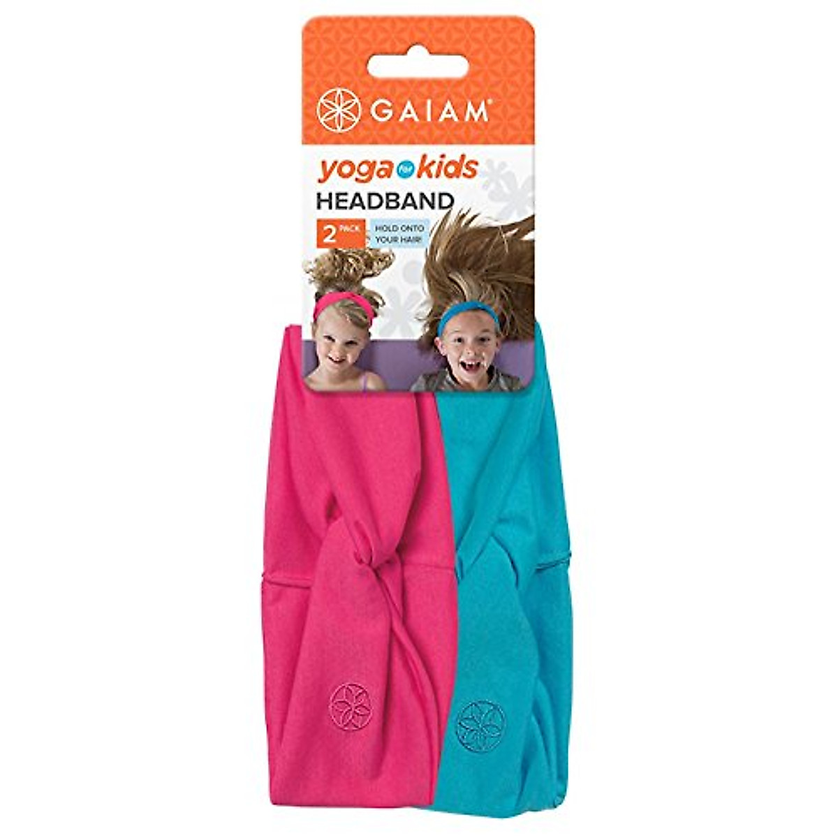 Gaiam Kids Yoga Headbands (Pack of 2), Assorted Colors