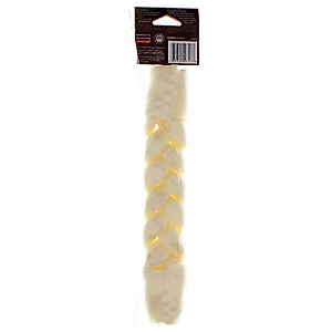 Hartz Natural Rawhide Retriever Braids, 10", 1 ea