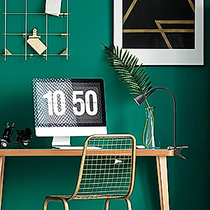 Newhouse Lighting NHCLP-OL-BK Olivia LED Clamp Light Desk Lamp with Flexible Gooseneck, 3 Brightness Levels & 3 Color Modes, Black