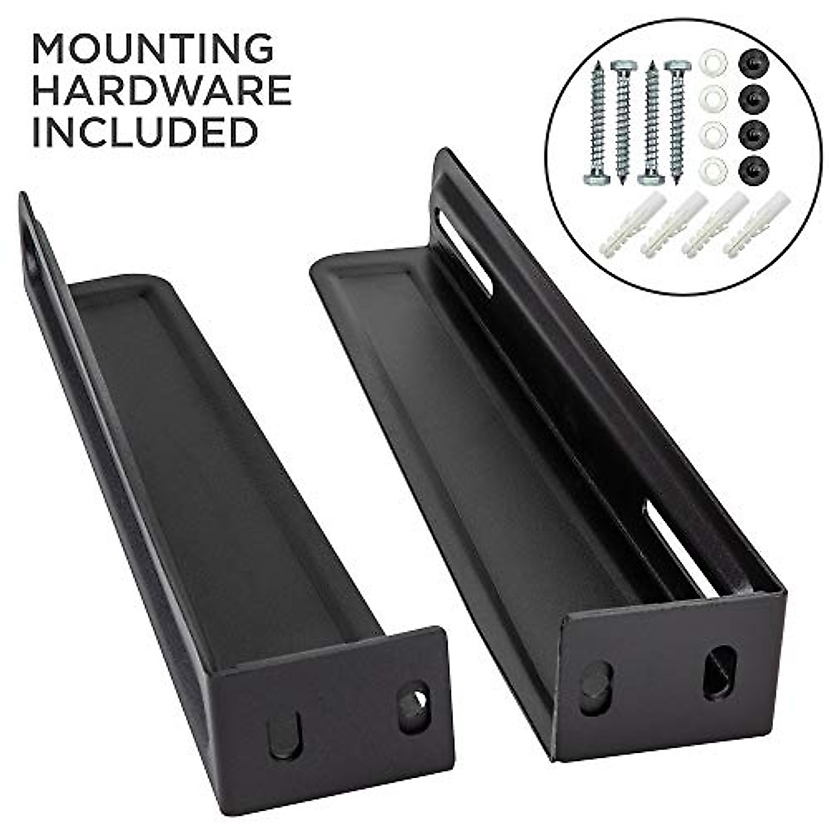 Ivation Universal Wall-Mounted Microwave Brackets