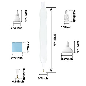 Glow in the Dark Diamond Painting Pen for Diamond Painting Tools and Accessories, Rhinestone Picker Tool Diamond Pen for Quick Stick Pen Diamond Painting Accessories Pens Diamond Art Pens,Yellow Green