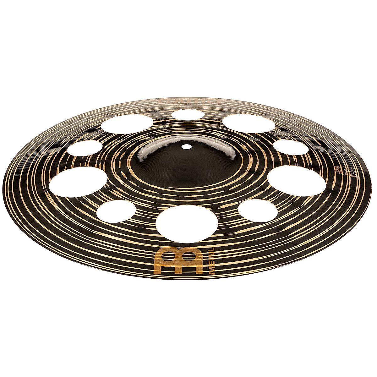 Meinl Cymbals Classics Custom Dark 18" Trash Crash Cymbal for Drum Set — Made in Germany — B12 Bronze, 2-Year Warranty (CC18DATRC)