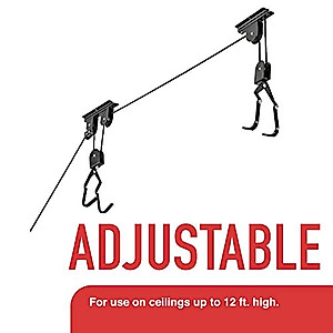 Racor - PBH-1R, Bike Storage, Garage Pulley Lift