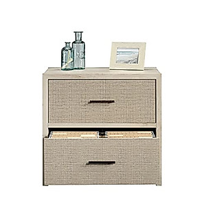 Sauder Pacific View Lateral File, Chalked Chestnut Finish