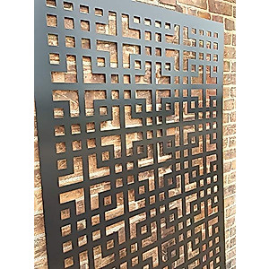 MeenaUS - Privacy Screen Metal Garden Fence Decor Art