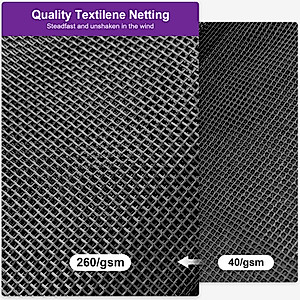 PURPLE LEAF 12' X 16' Outdoor Hardtop Gazebo for Patio Galvanized Steel Double Roof Permanent Canopy Aluminum Frame pavilion Gazebo with Netting