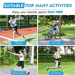 Lxnderment Stabilizing Hip Brace Thigh Compression Sleeve Wrap, Hamstring compression, Sciatica Nerve Brace Injury for Men and Women, Groin Wrap for Pain Relief