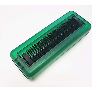 Holiday Christmas Tree Needle Pick-up Brushes (Pack of 2) - Picks up Dry Dropped Needles from Under Christmas Trees and Wreaths, Tough Enough to Pick Up Nuts and Bolts Too (Green)