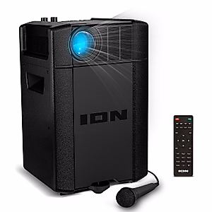 Ion Projector Deluxe Speaker Battery/AC Powered Indoor/Outdoor Projector