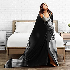 DanaMWatson YNW Singer Melly Throw Blanket Flannel Printed Super Soft Blanket Full Size Bed for Sleepers Sofa Bed 80"x60"