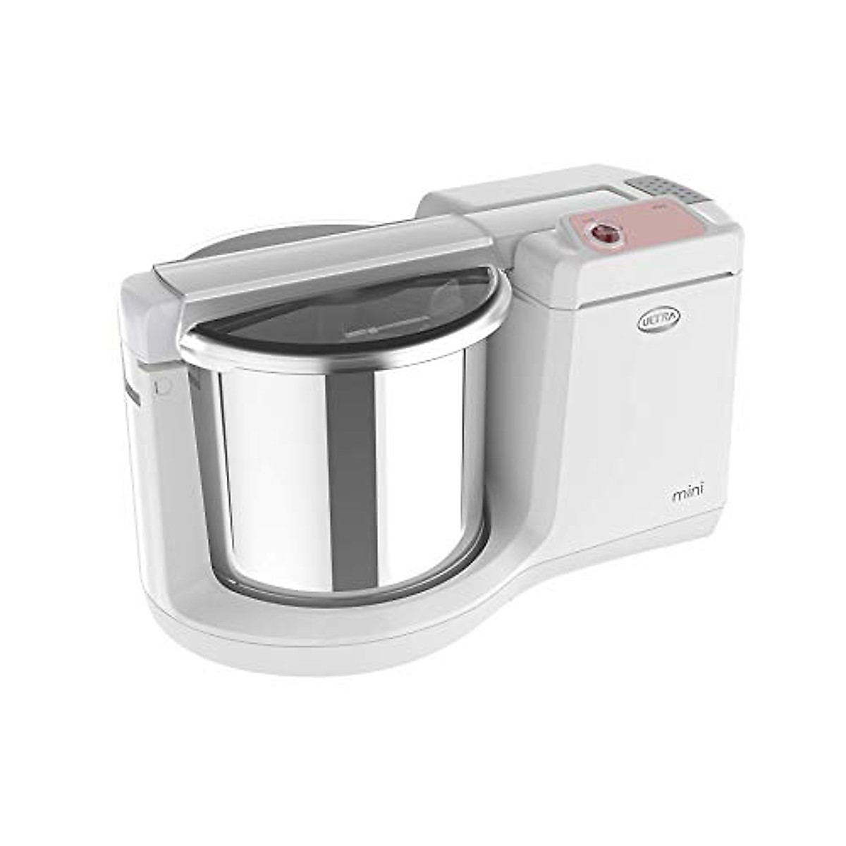 ULTRA Mini Table Top 1.25L Wet Grinder with Atta Kneader, 110-volt (New Model), white, 1.25-Liter
