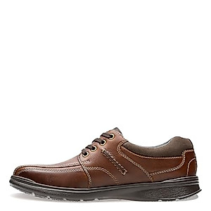Clarks mens Cotrell Walk Oxford, Tobacco, 10.5 Wide US