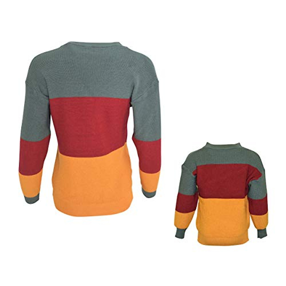 Unique Baby Girls Mommy Me Matching Winter Fall Sweater (Women XL, Green)