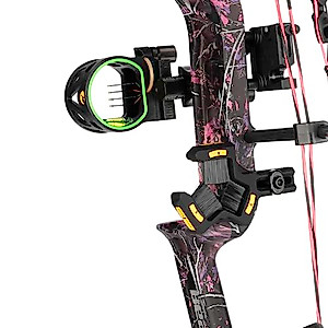 Bear Archery Legit Ready to Hunt Compound Bow Package for Adults & Youth, Left Hand, Muddy