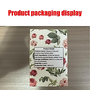 Herbal Cigarettes-Tobacco Free, Nicotine Free, 4 Packs - 80 Smokes，Smoking Cessation Aids