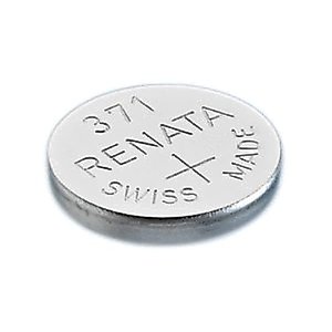 Renata 371 SR920SW Batteries - 1.55V Silver Oxide 371 Watch Battery (2 Count)