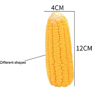Zenarao Pet Dog Corn Shape Squeaky Bite-Resistant Interactive Play Chew Toy Pet Supplies Dog Toy Corn, Dog Toys Aggressive Chewers for Dog, Pet Supplies