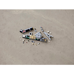 LEGO Architecture Paris Skyline, Collectible Model Building Kit with Eiffel Tower and The Louvre, Skyline Collection, Office Home Décor, Unique Gift to Unleash any Adult's Creativity, 21044