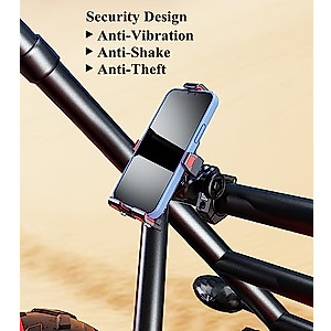 BRCOVAN Aluminum Alloy UTV Phone Holder with Vibration Dampener & High-Speed Secure Lock, Metal Anti-Shake UTV Roll Bar Cellphone Mount Fit Roll Cage 1.5/1.65/1.75/1.85/2 inch, for 4.7''-7.2'' Phones