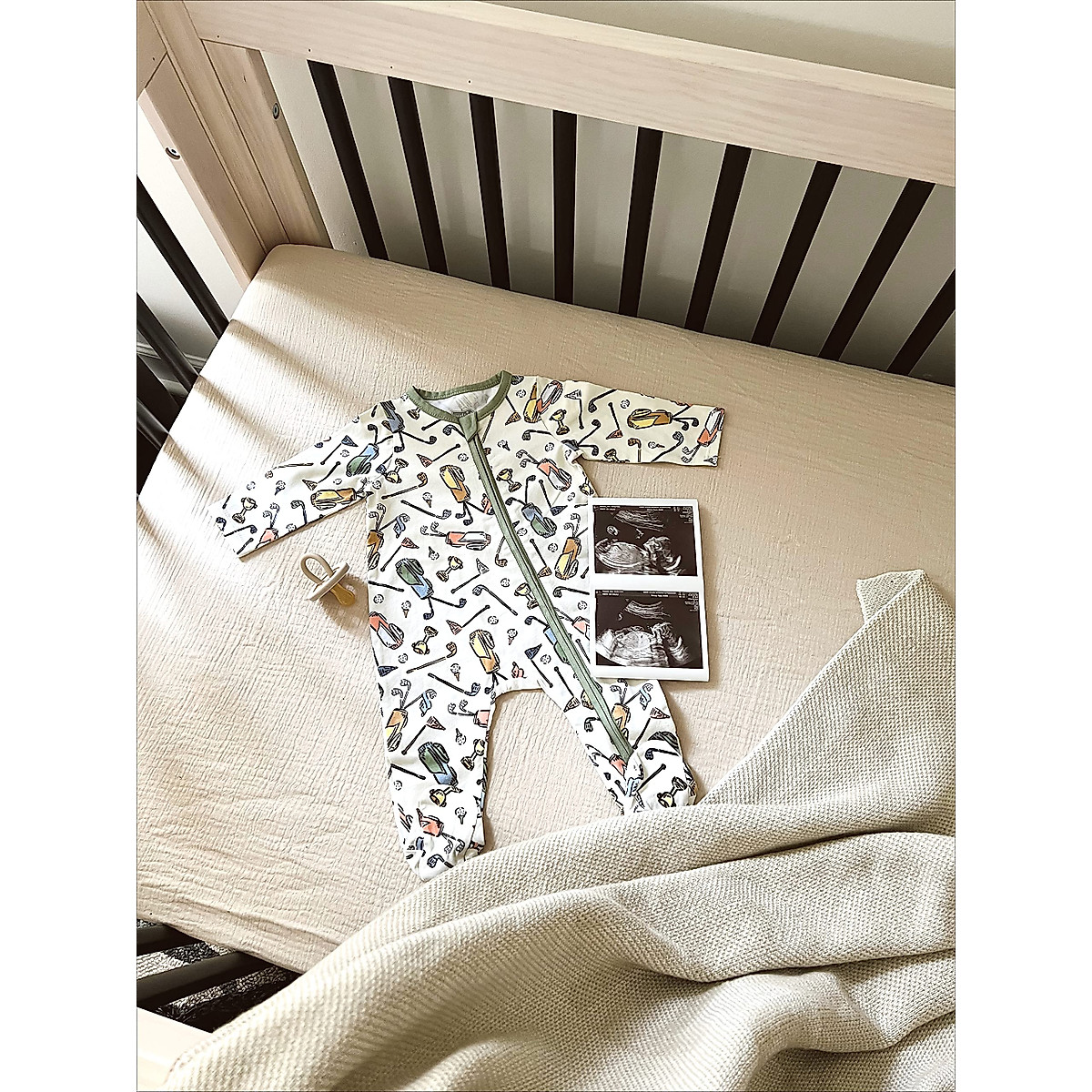 Mud Pie Baby Boy Sleeper, Golf, 3 Months